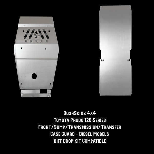 BushSkinz Elite 6mm Alloy - Toyota Prado 120 Diesel Front Sump 30mm ...